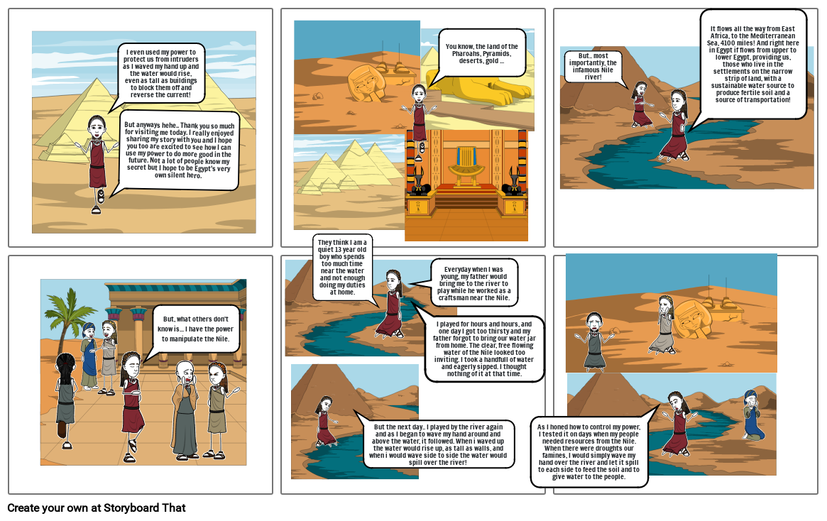 Omari: The Ruler of the Nile Storyboard by 5e8a869b