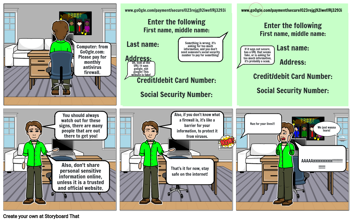 Cybersecurity Capstone assignment Storyboard by 5ea77344