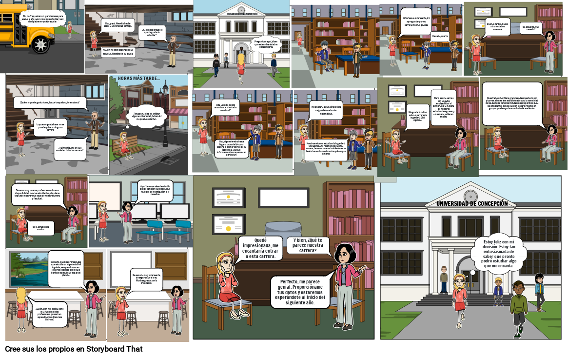 En busca de mi futuro. Storyboard by 5ebc1a2b