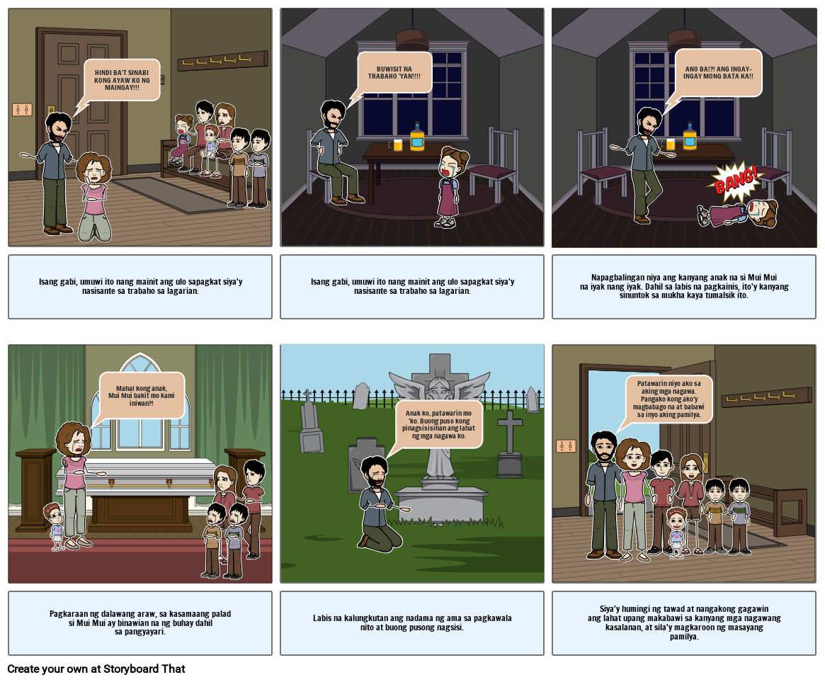 Ang Ama Storyboard by 5eead6d1