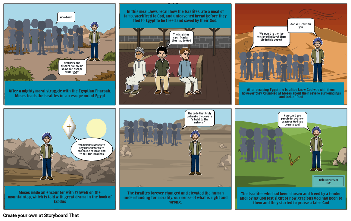 Comic Strip Storyboard by 5ef5dac0