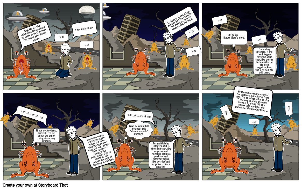 Storyboard Alien Invasion Storyboard by 5f1640ae