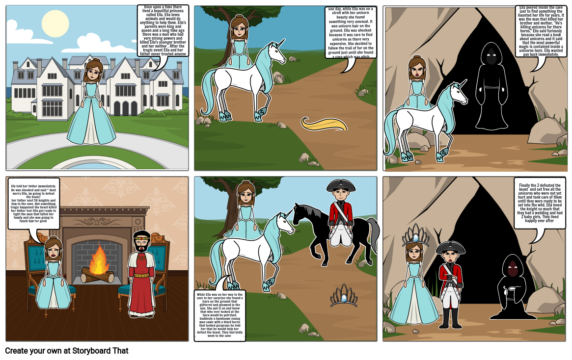 Fairy tale english Storyboard by 5f3d2927