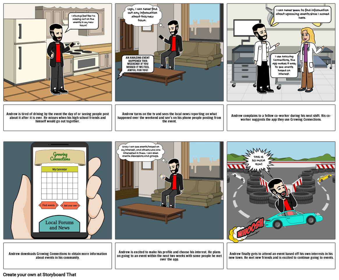 Growing Connections Storyboard por 5f55b680