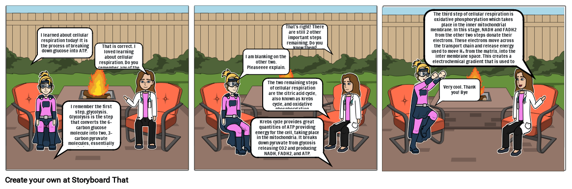 Cellular Respiration Fun Storyboard by 5f94a53b