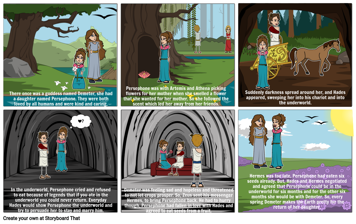 Demeter and Persephone القصة المصورة من قبل 5fccc03e