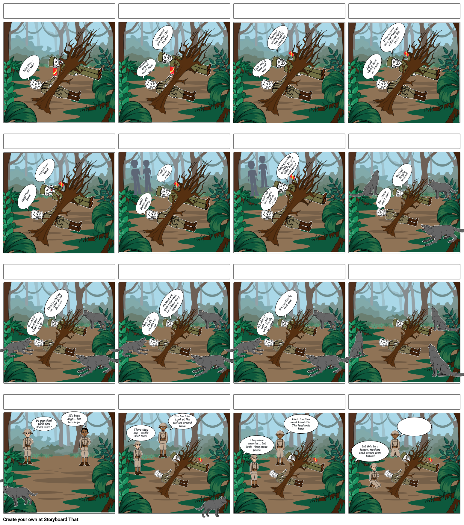 the interlopers Storyboard por 5fe63c92