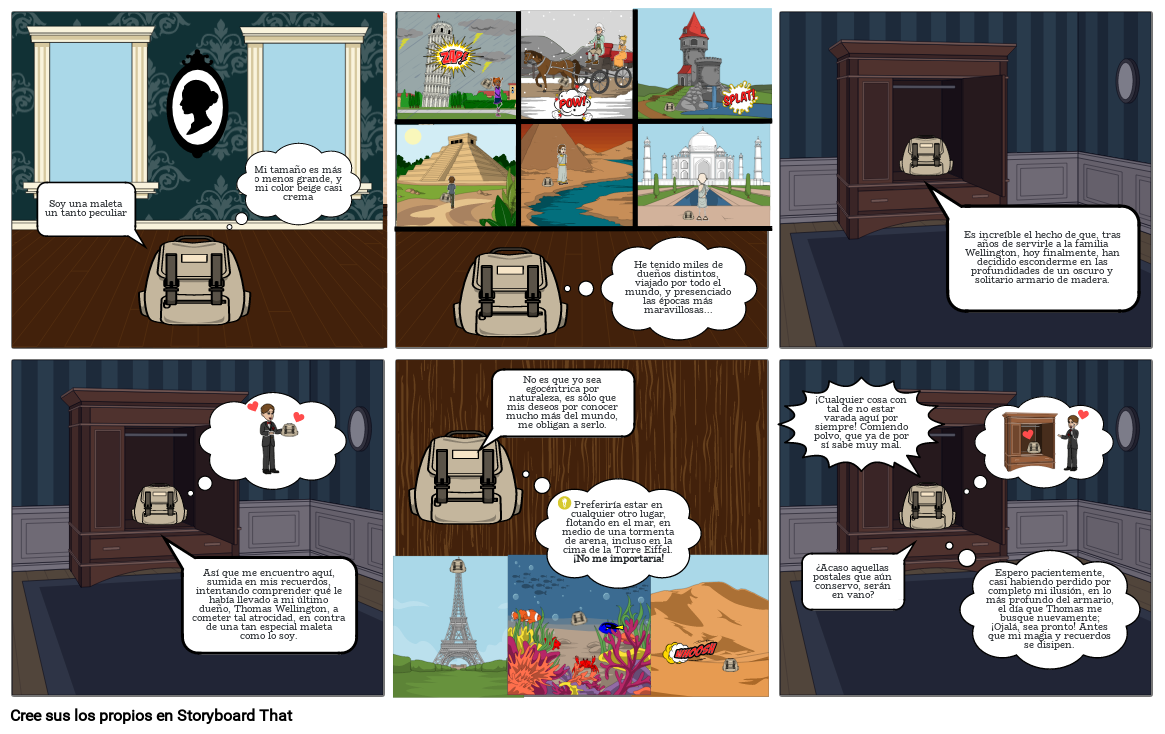 Tira Cómica - La Maleta Antigua Storyboard by 5fe8f4dc