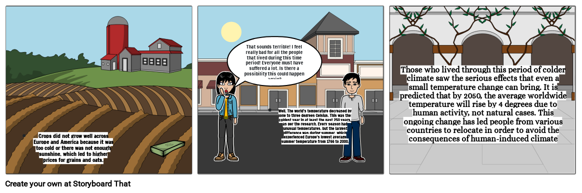 Climate change comic 3 Storyboard by 60129769