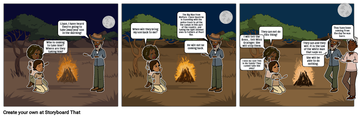 The Burnt Stick Storyboard by 6091bed0