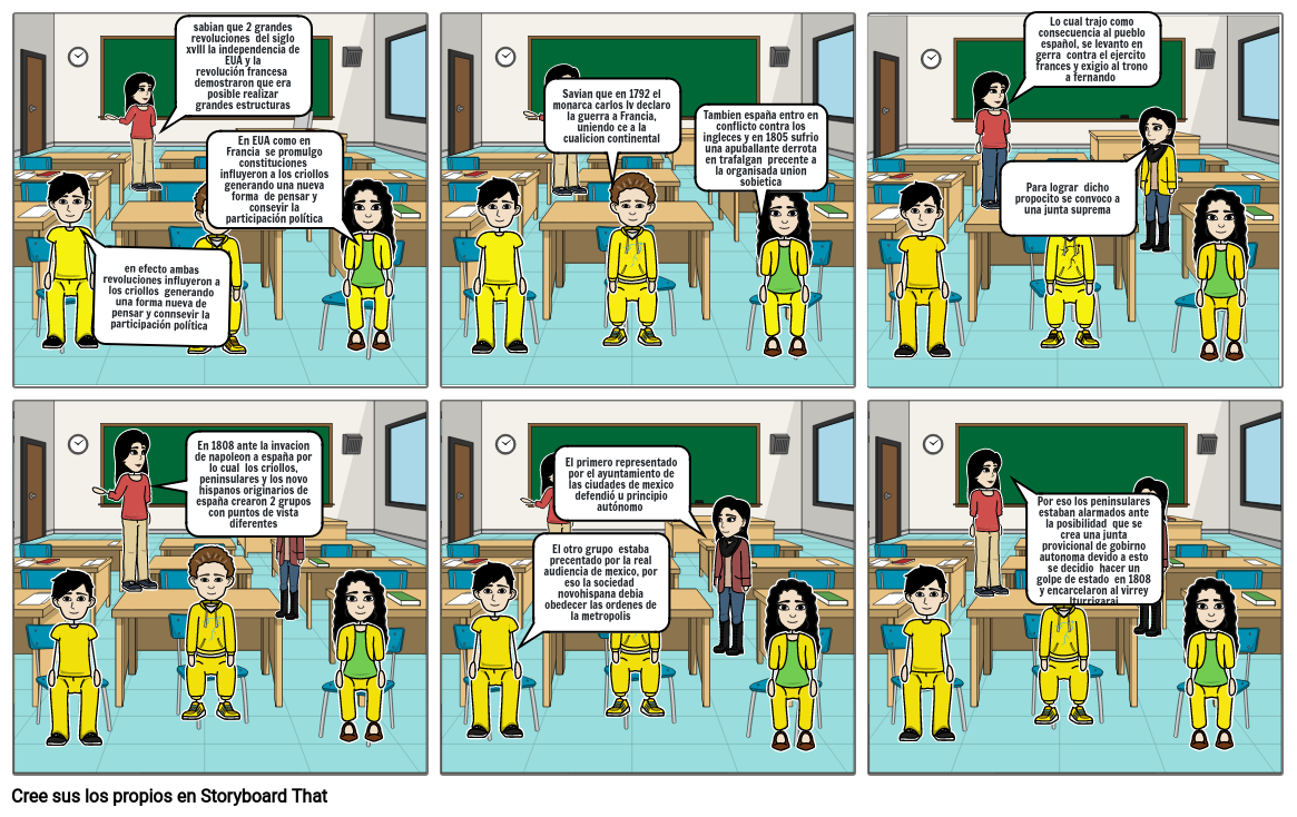 La revolucion Storyboard by 609e900f