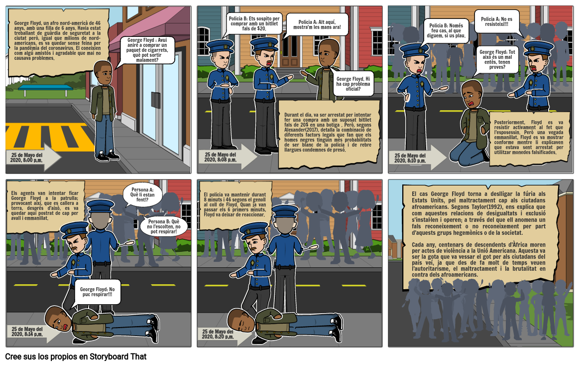 Racismo Storyboard by 61016d9f