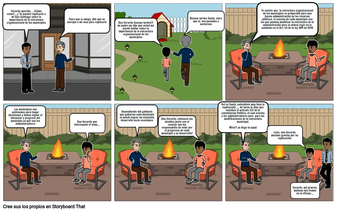 Conociendo con mis amigos Storyboard por 6101fe52