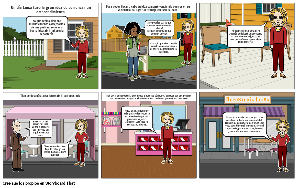Emprendimiento Storyboard By 6235e52b
