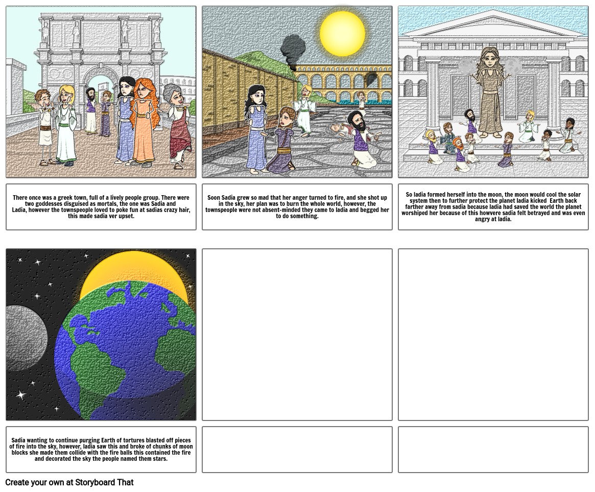 The Sun and The Moon Storyboard by 62a94fe2