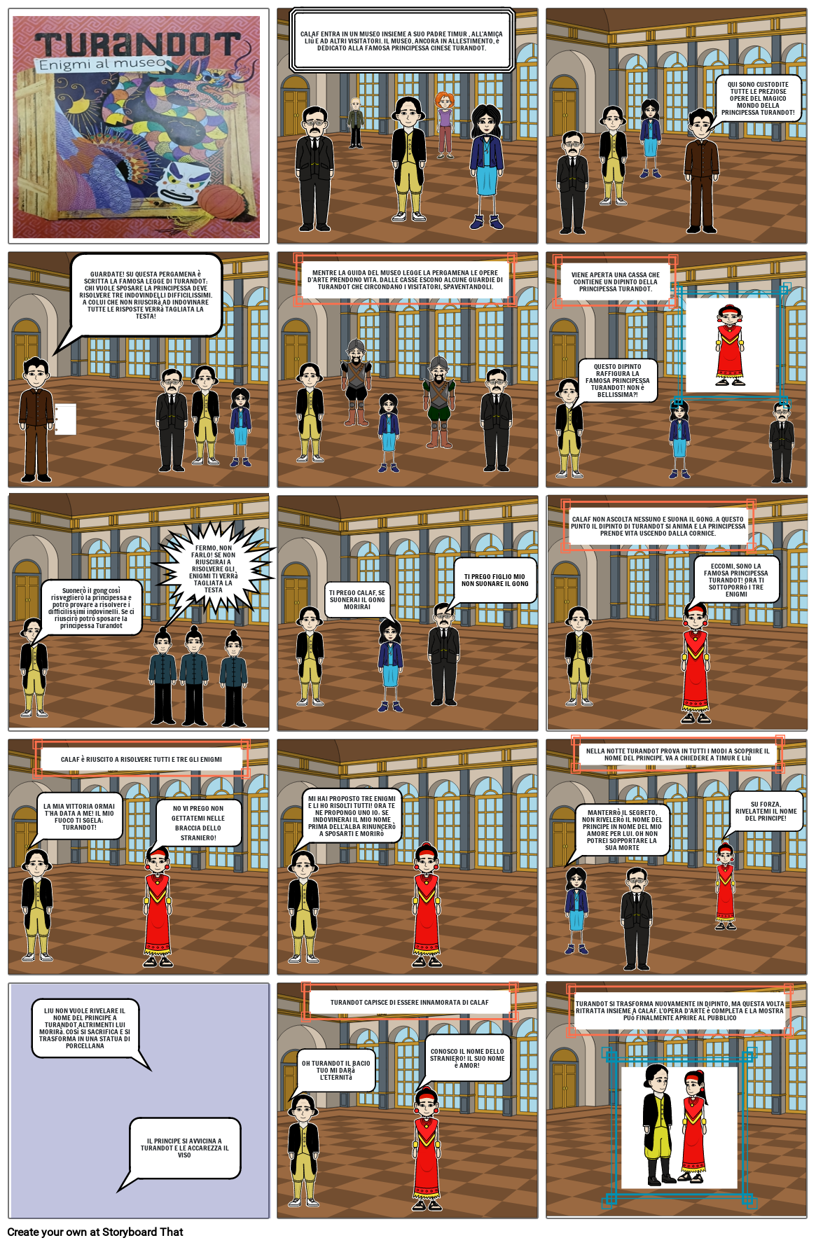 TURANDOT Storyboard por 62e60bc4