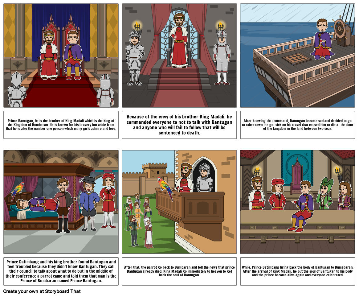 Bantugan Storyboard par 62fe11c6