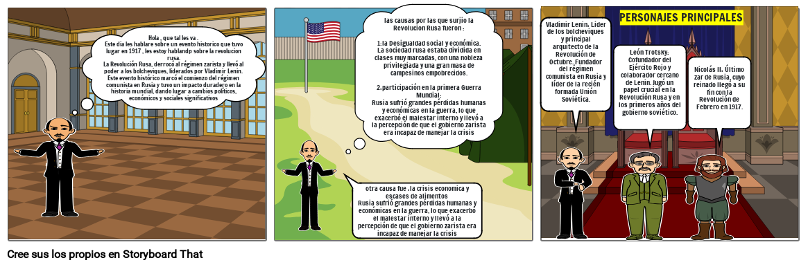 REVOLUCION RUSA Storyboard by 6352d381
