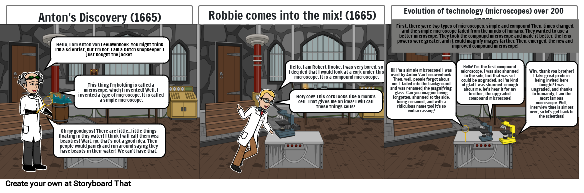 Scientist storyboard 1 Storyboard by 63e2ccf2