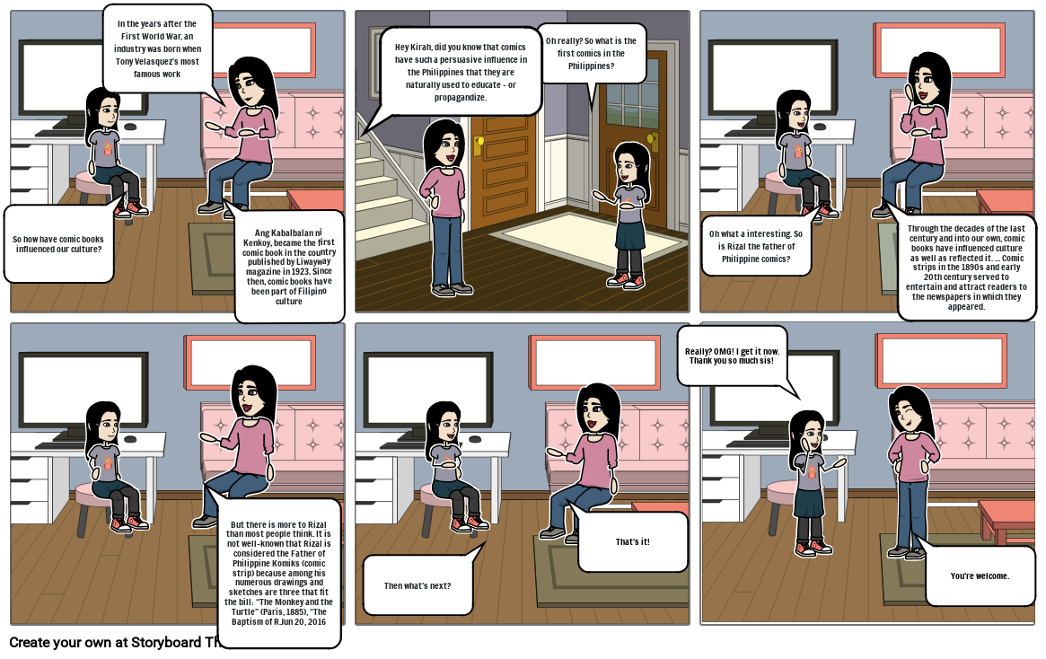 comic strip Storyboard by 6419f018