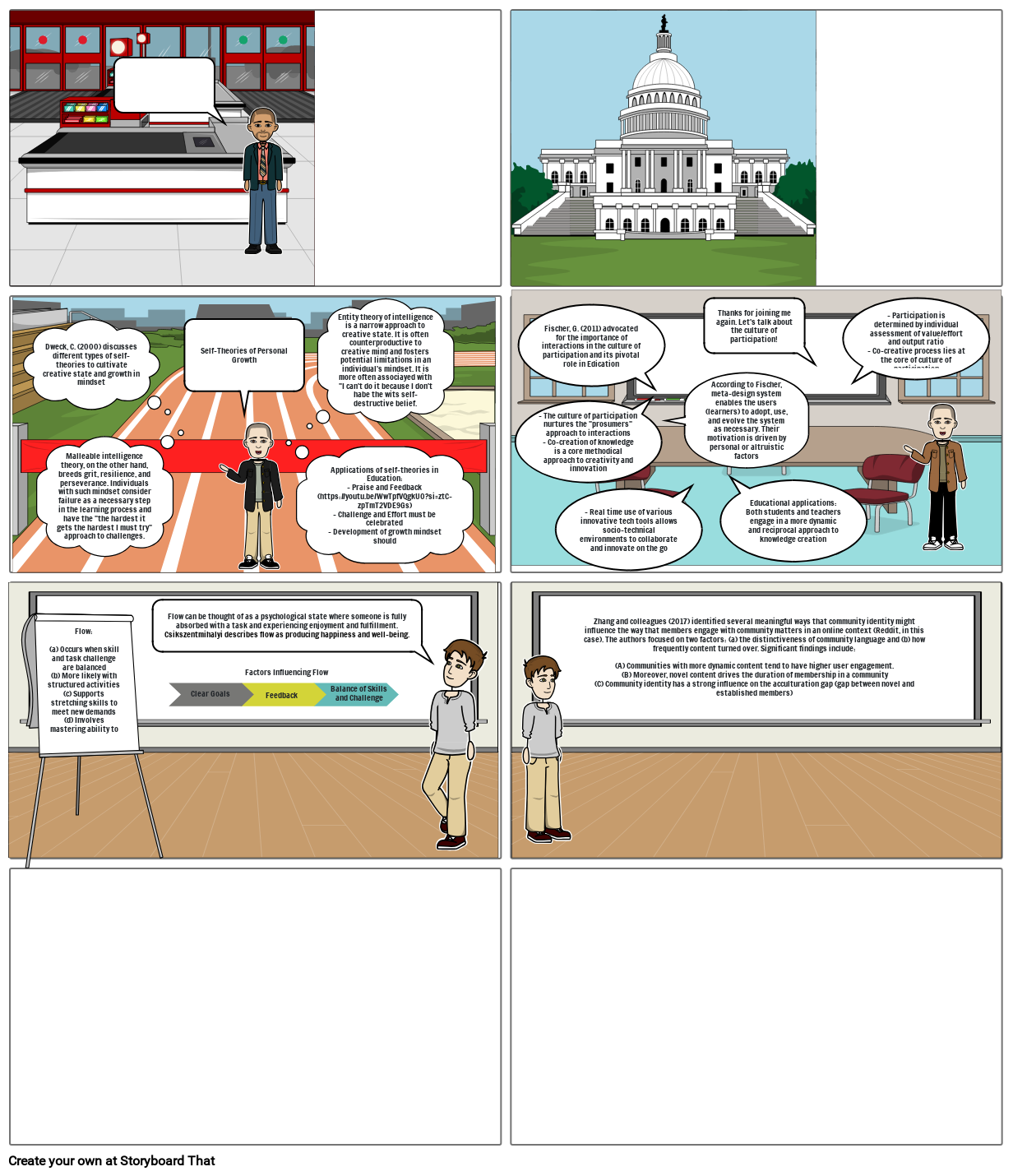 Engagement and Participatory Culture Storyboard