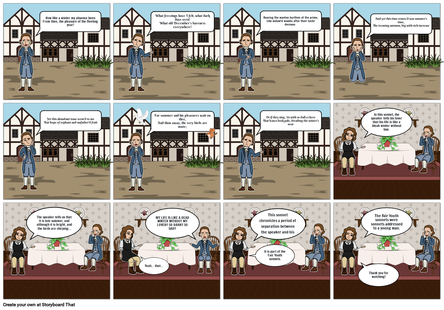 Sonnet 97 Storyboard by 646c7c1a