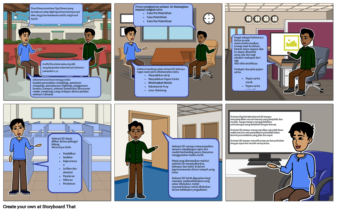 ANIMASI 3D Storyboard by 64d890f8