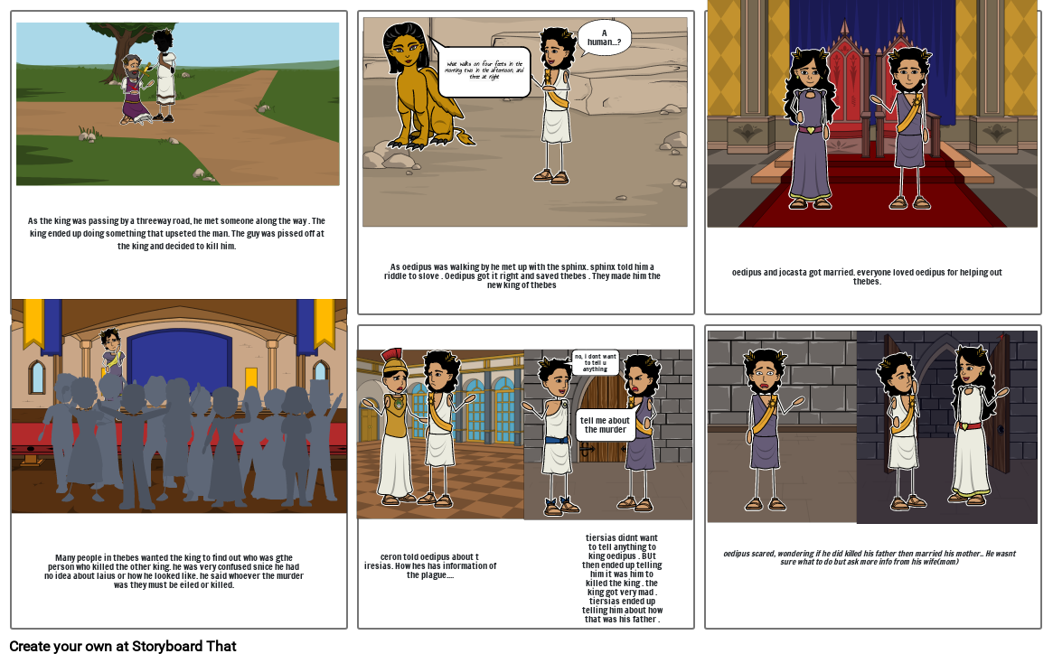 oedipus the king Storyboard by 6518dfb3