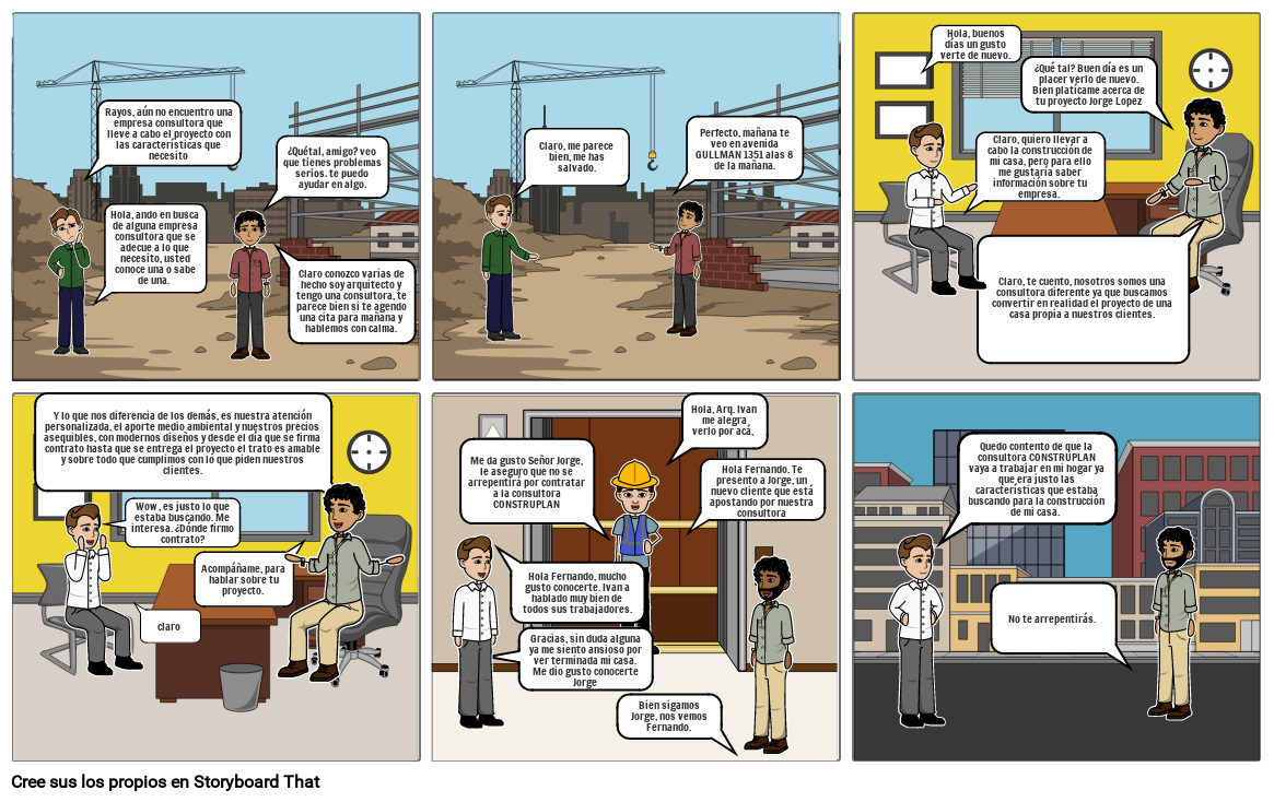 CONSTRUPLAN Storyboard por 6581407f