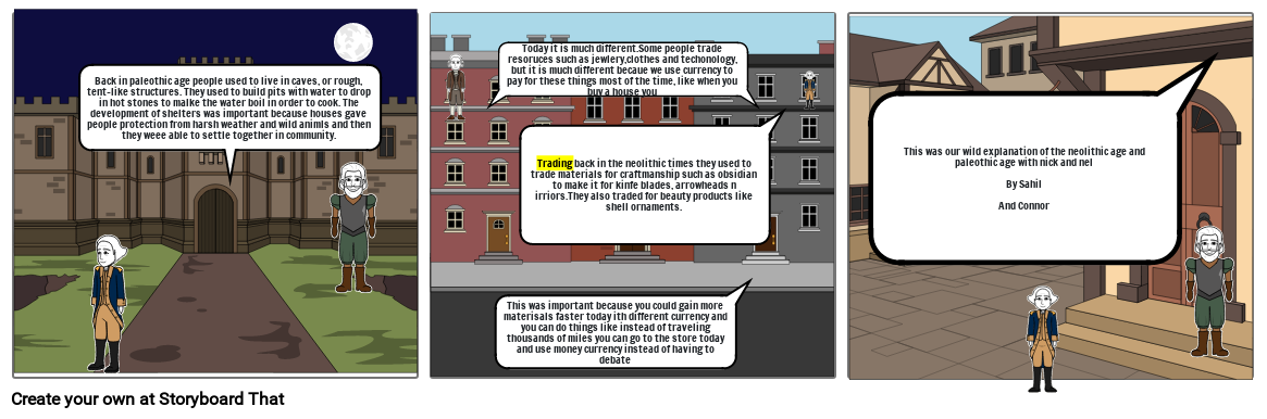 Neolithic comic part 2 Storyboard by 660ec3a0