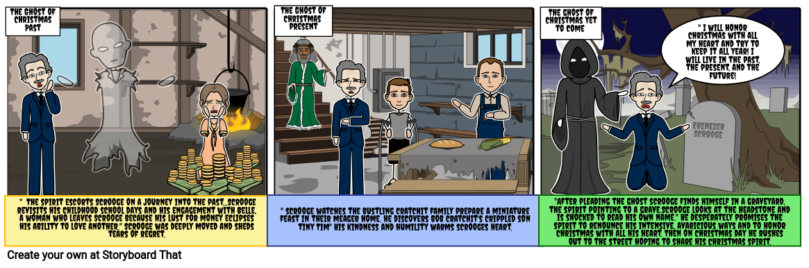 A Christmas Carol Storyboard par 662b5f16