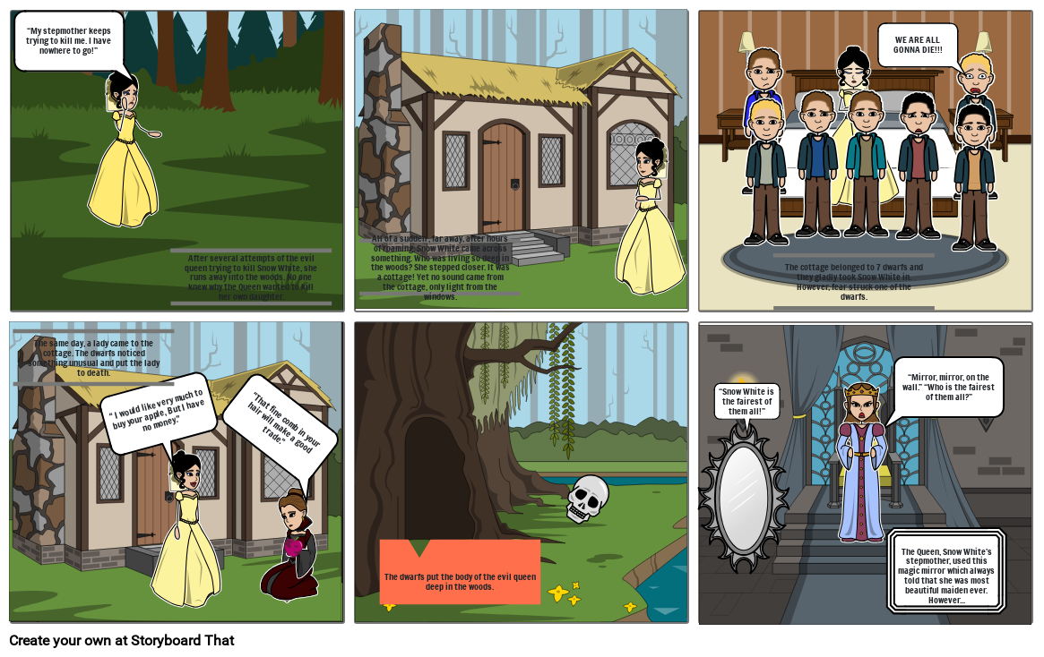 snow white Storyboard por 66c4bc3e