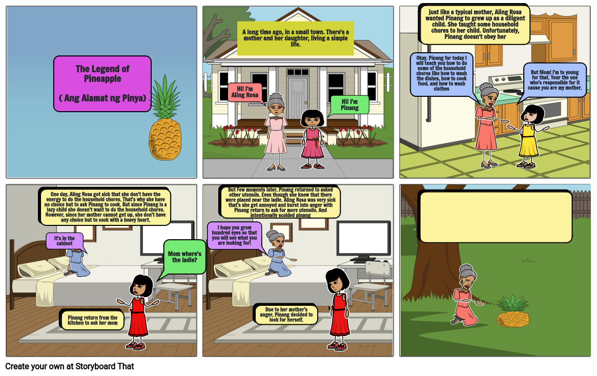 pineapple Storyboard by 67ae907a