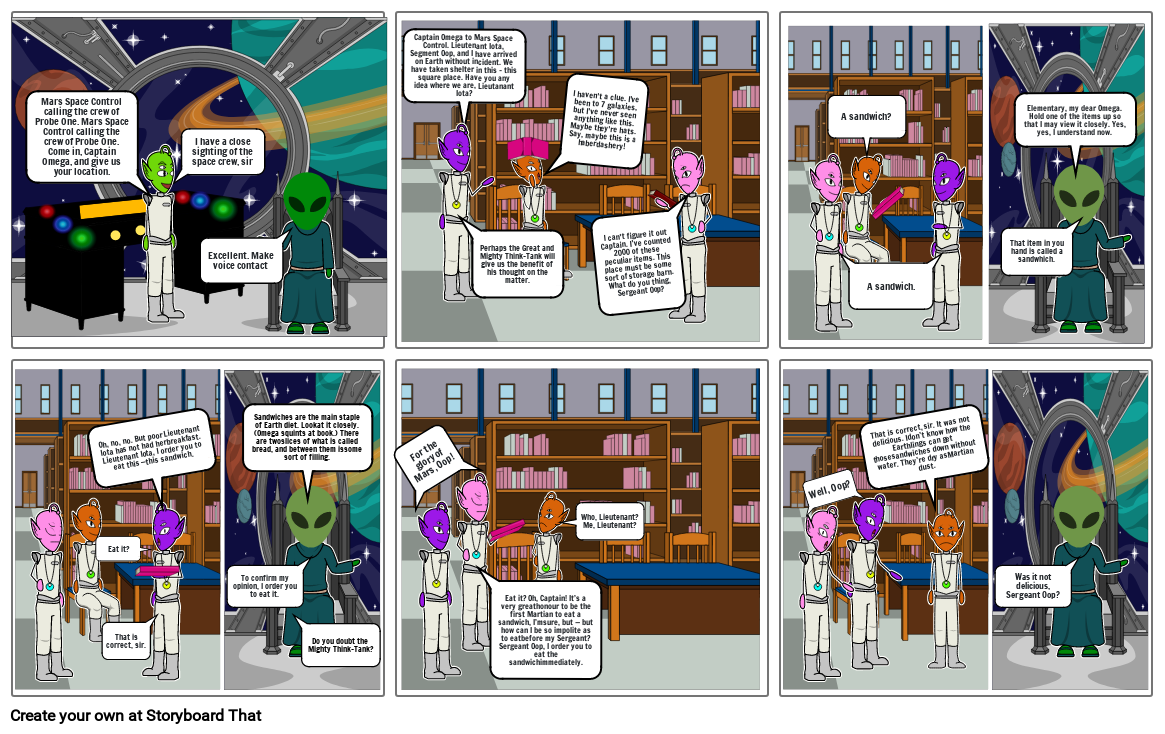 The Book that Saved the Earth_Vedant-0B Storyboard