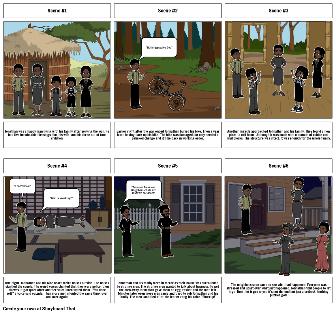 Civil Peace Storyboard by 681e947c