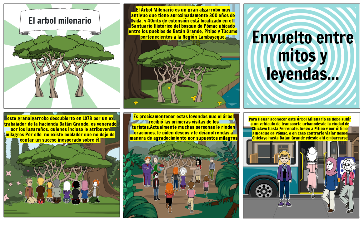 Arbol milenariook Storyboard por 68451c7d