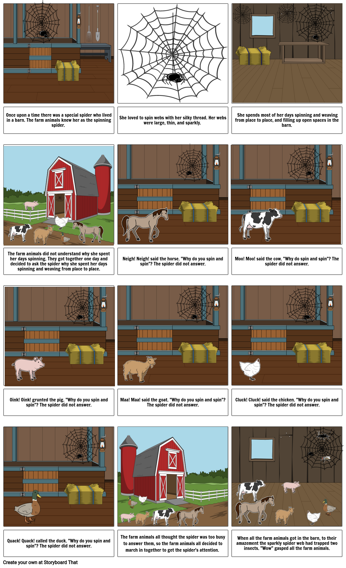 The Special Spider Storyboard par 68bec508