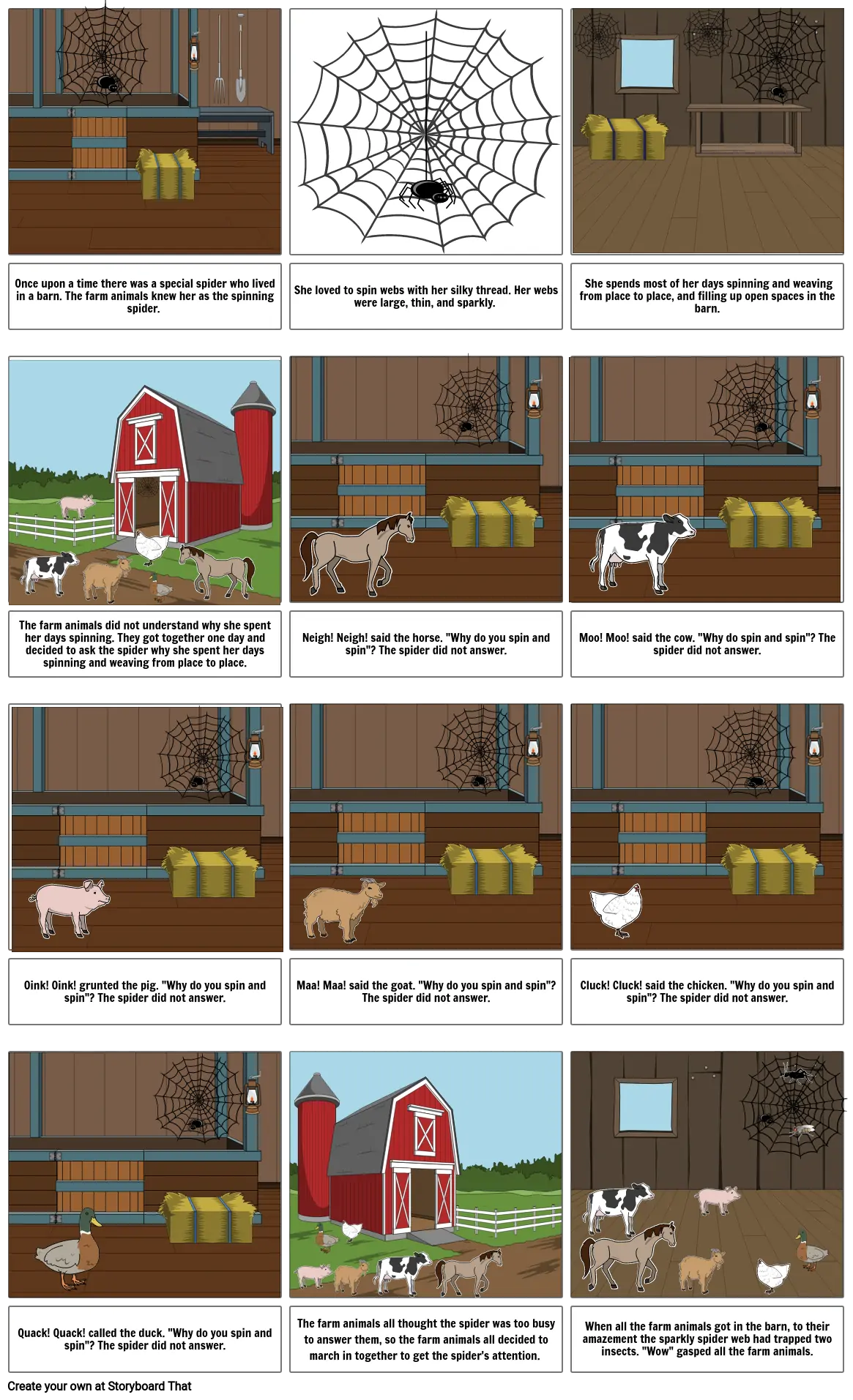 The Special Spider Storyboard por 68bec508