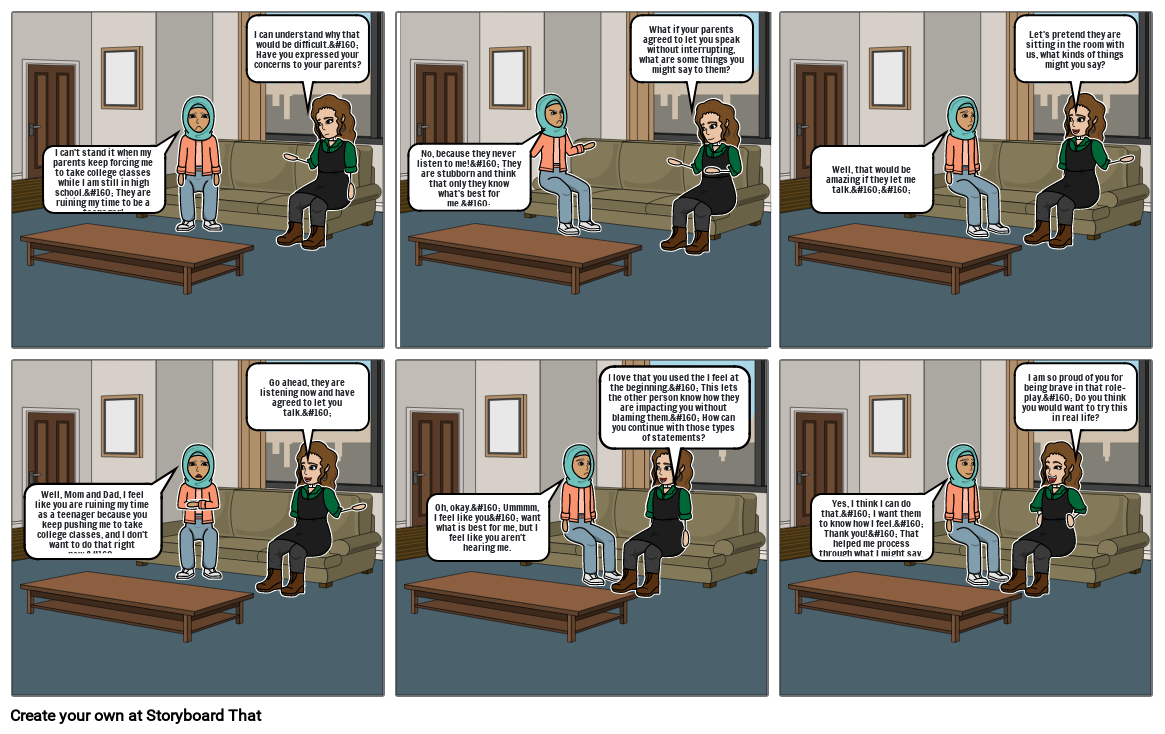 Gestalt Therapy example Storyboard by 68e13c76