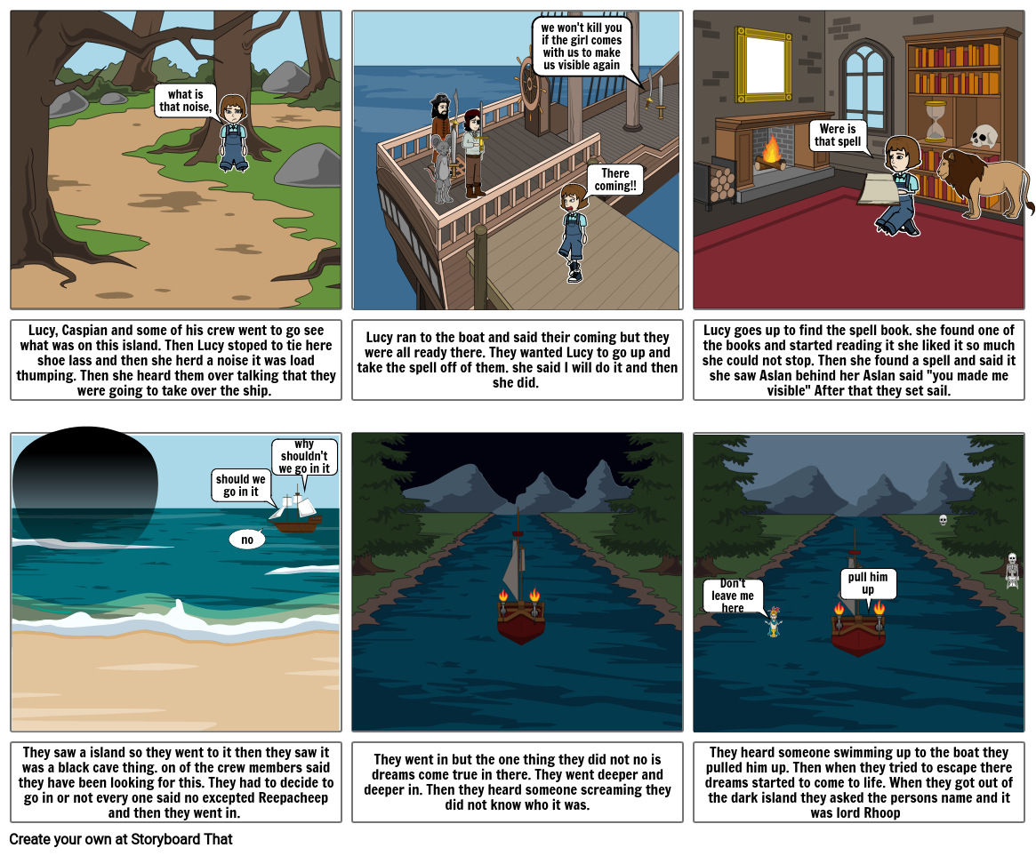 narnia Storyboard by 692bd92b
