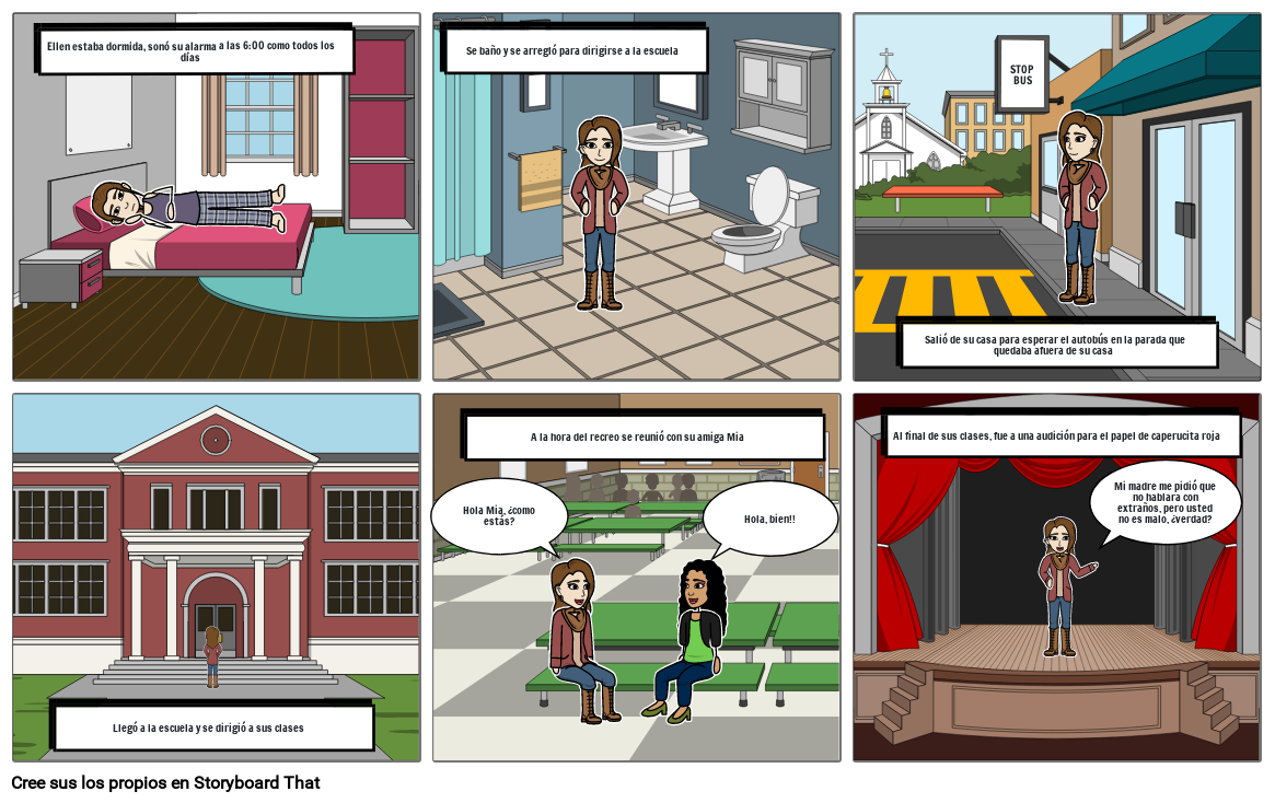 Mi historia animada Storyboard by 69301ac1