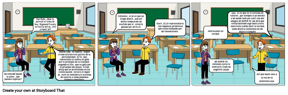 EL YO , ELLO Y SUPERYO 1 Storyboard by 69793499