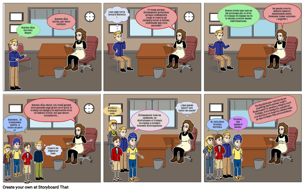 Un Día en la Oficina TODOMODA Storyboard by 6a2e5405