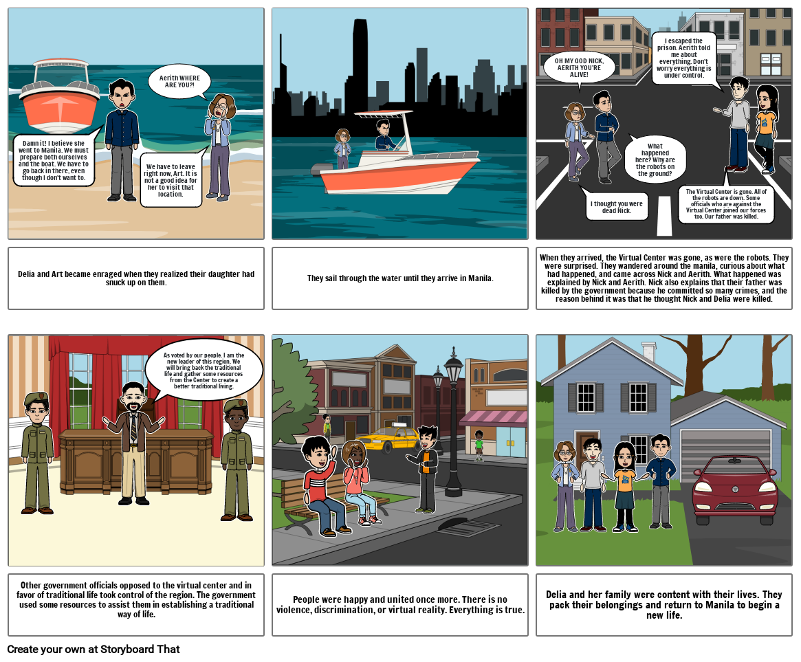 Virtual Center Storyboard by 6a34d2e0