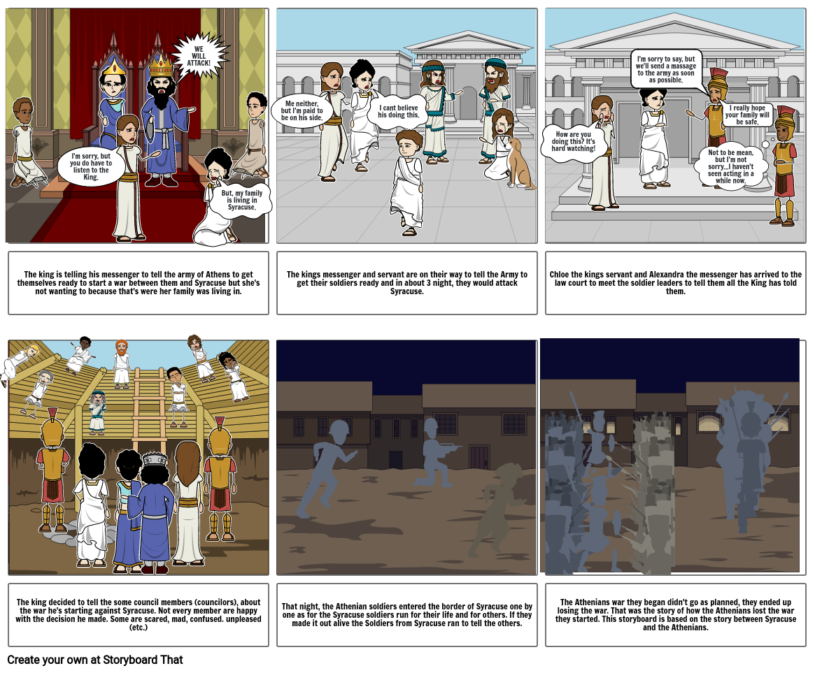 Ancient Athens Storyboard Storyboard por 6abe48ae