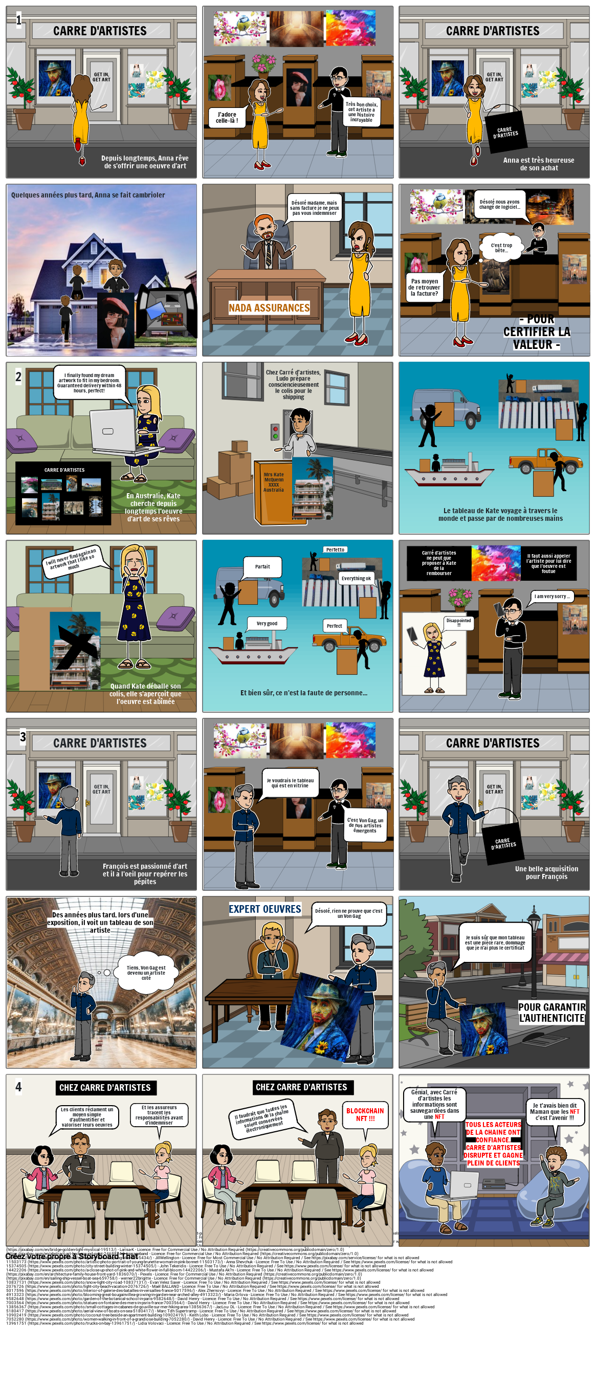 NFT logistics Storyboard by 6ad7c061