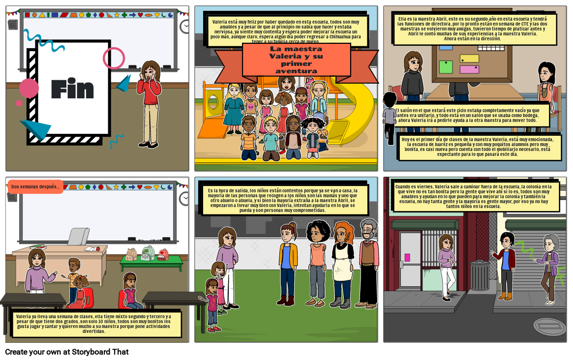 Mi primera plaza Storyboard by 6affd4a9