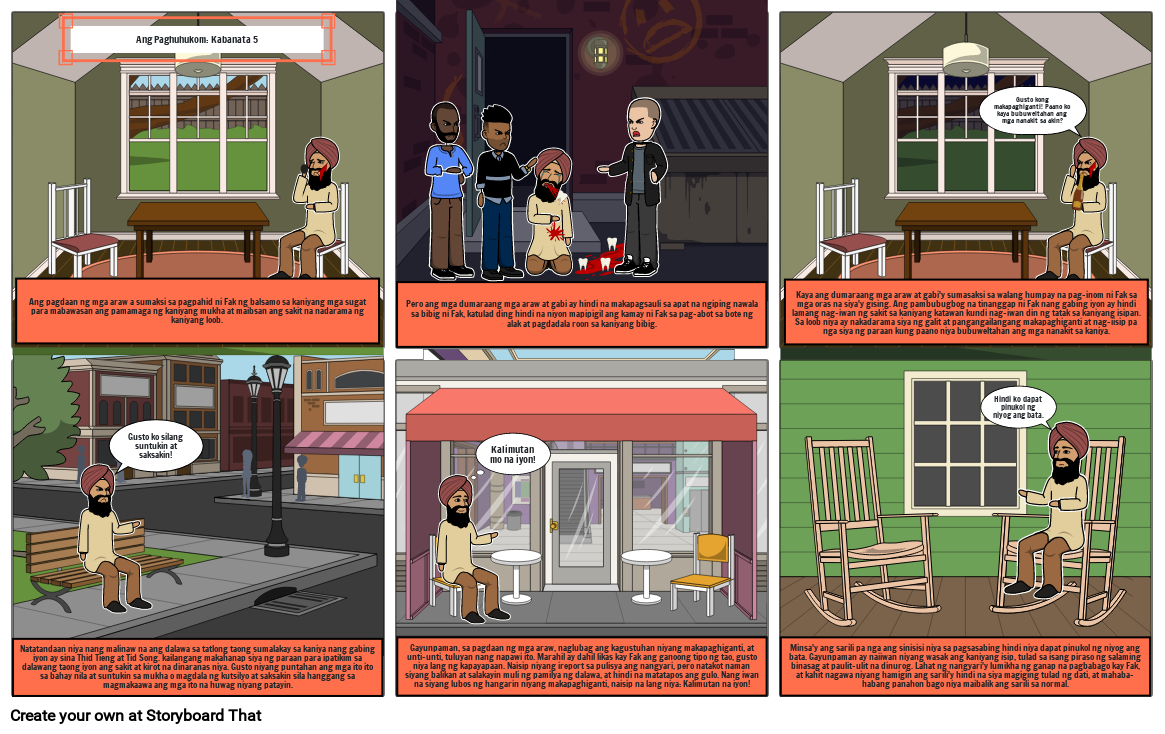 Ang Paghuhukom: Kabanata 5 Storyboard by 6b2c6d16