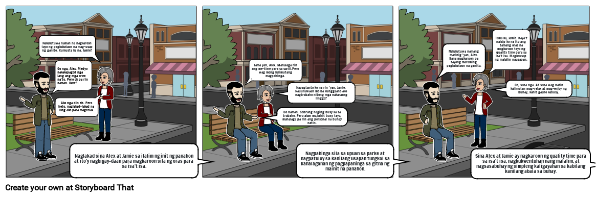 Oras para sa sarili Storyboard por 6b4c2d5f