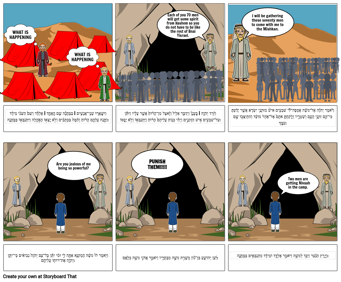 Talia's Bamidbar Project Storyboard by 6b85f5a1